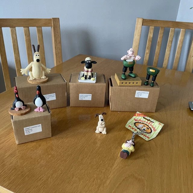 VINTAGE WALLACE AND Gromit x 6 figures New With Box £12.50 - PicClick UK