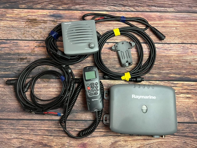 RAYMARINE RAY240E VHF radio complete set FREE P&P £210.00 - PicClick UK