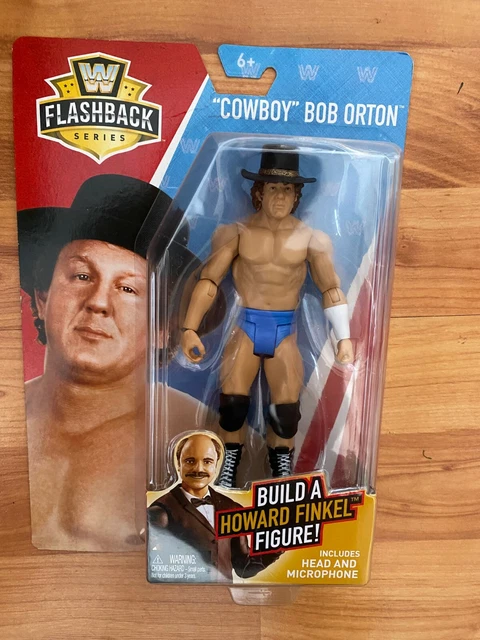 WWE COWBOY BOB Orton Mattel Flashback Series Wrestling Figure Baf Howard Finkel £49.99 - PicClick UK