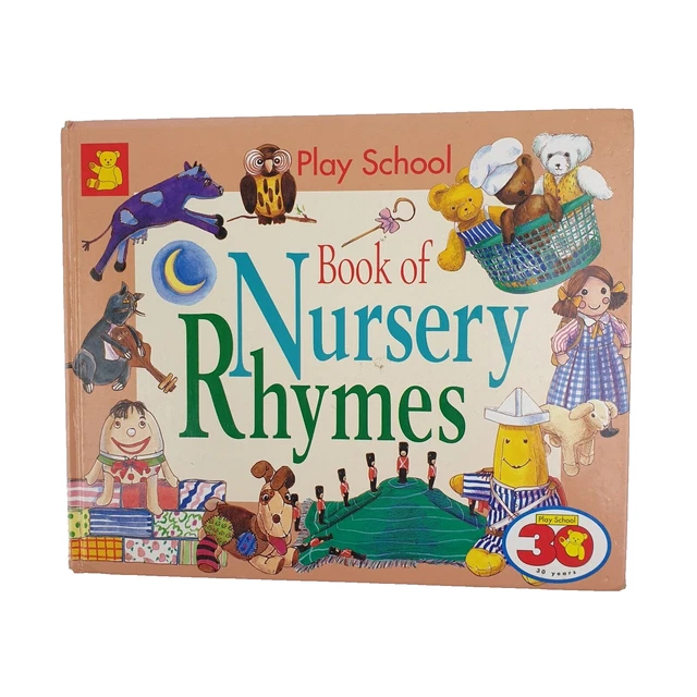 PLAY SCHOOL BOOK Of Nursery Rhymes, ABC (HC 1996). Kids, Pre Schoolers ...