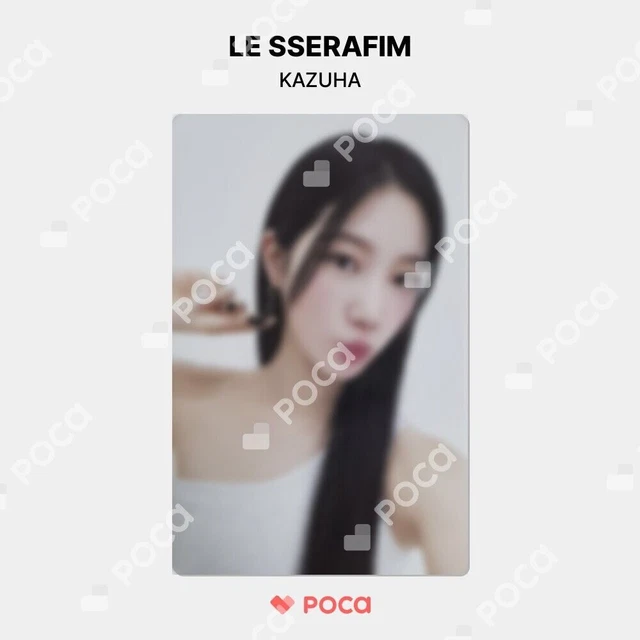 [LE SSERAFIM KAZUHA] Carte photo officielle de l'événement UNFORGIVEN SHOPEE EUR 16,50 - PicClick FR