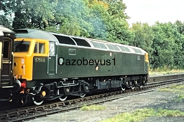 ORIGINAL 35MM DIESEL / Electric Train Class 47 47484 IKB@ Sutton 12-10 ...