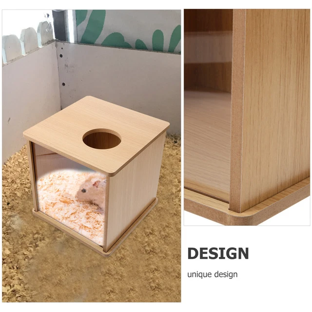 HAMSTER DIG BOX Clear Hamster Bathroom Gerbils Sand Bath Container ...