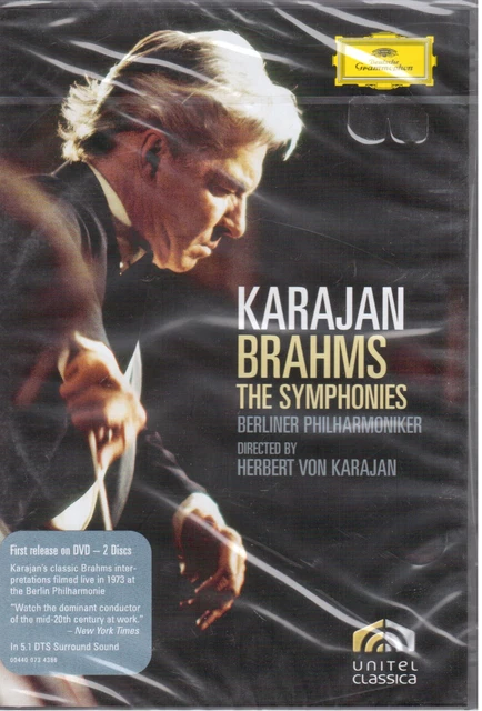 HERBERT VON KARAJAN Brahms The Symphonies DVD NEW Berlin Philharmonic EUR 33,40 - PicClick IT