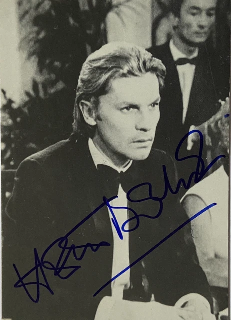 HELMUT BERGER +2023 carte signée signature originale signature ...