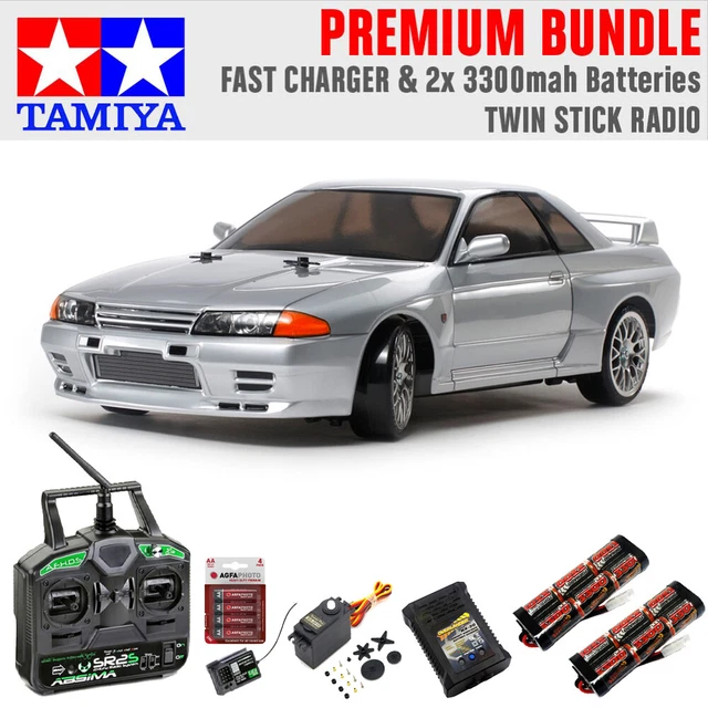 TAMIYA RC 58651 Skyline GT-R (R32) Drift Spec TT-02D 1:10 Premium Stick ...