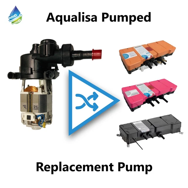 AQUALISA DIGITAL PROCESSOR Replacement Pump - Black/Orange/Purple £90. ...