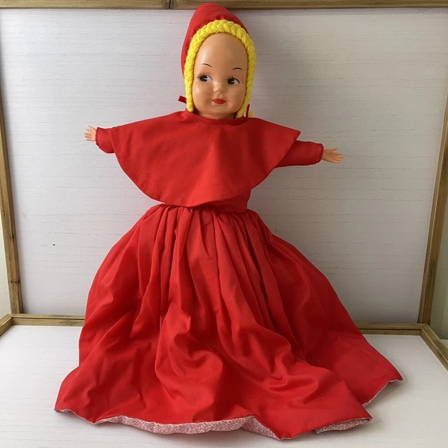 VINTAGE TOPSY TURVY Little Red Riding Hood Grandma Flip Reversible Doll ...
