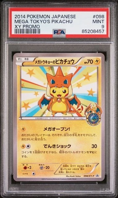 PSA 9 PIKACHU [Mega Tokyo's] #98/XY-P Pokemon Japanese Promo EUR 151,45 ...