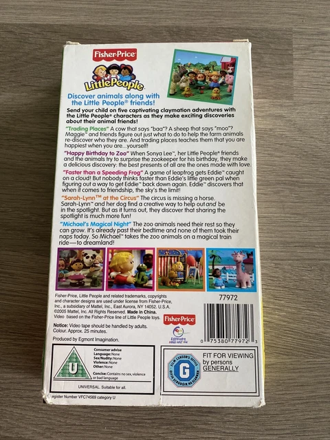 FISHER PRICE LITTLE People Volume 3 - Discovering Animals VHS Video ... FISHER PRICE LITTLE People Volume 3 - Discovering Animals VHS Video ...