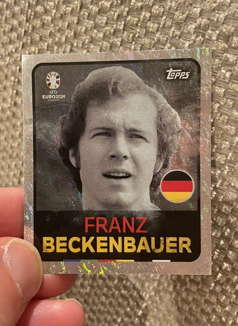 TOPPS EURO 2024 Franz Beckenbauer Germany Legend Sticker Leg 9 £1.00 ...