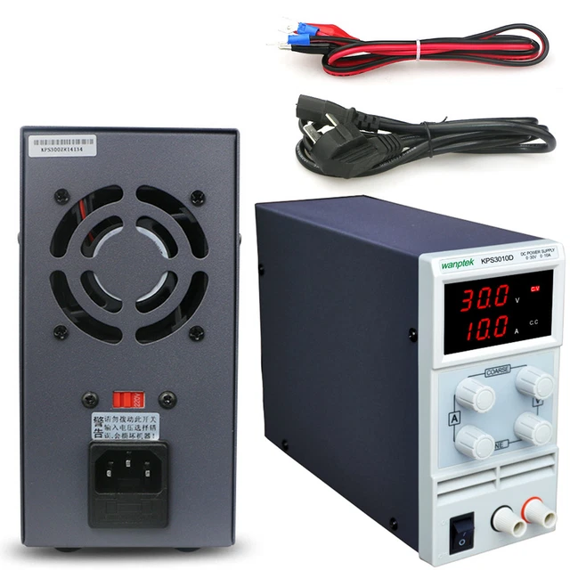 0-10A 0-30V LABORNETZGERÄT Labornetzteil DC Regelbar Netzteil Power ...