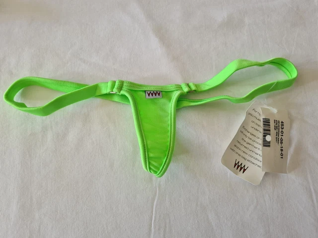 NEW RARE WICKED Weasel Microminimus 453 Shiny Lycra Bikini Bottom - S ...