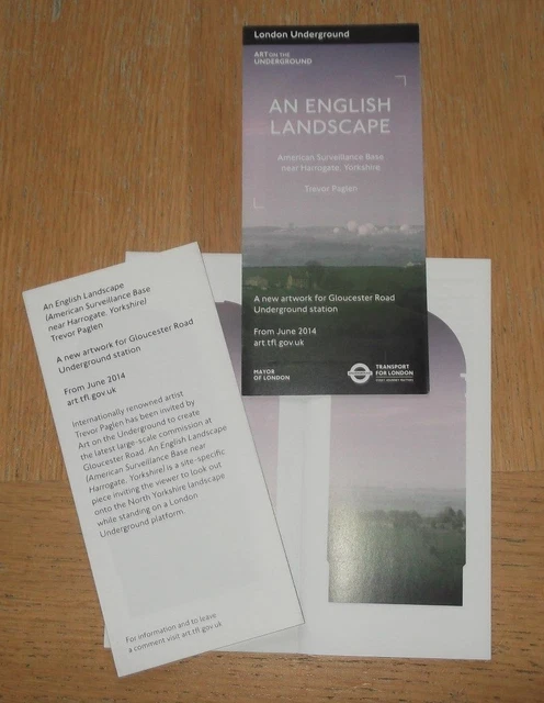 TFL/LU BOOKLET: ART on the Underground - An English Landscape: Trevor ...