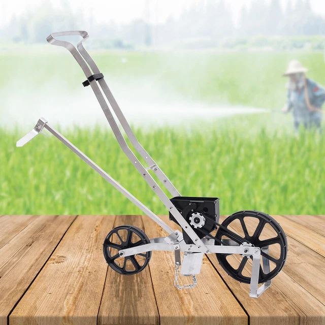 GARDEN SEEDER MANUAL Precise sowing metal seeder Vegetable Planter Tool ...