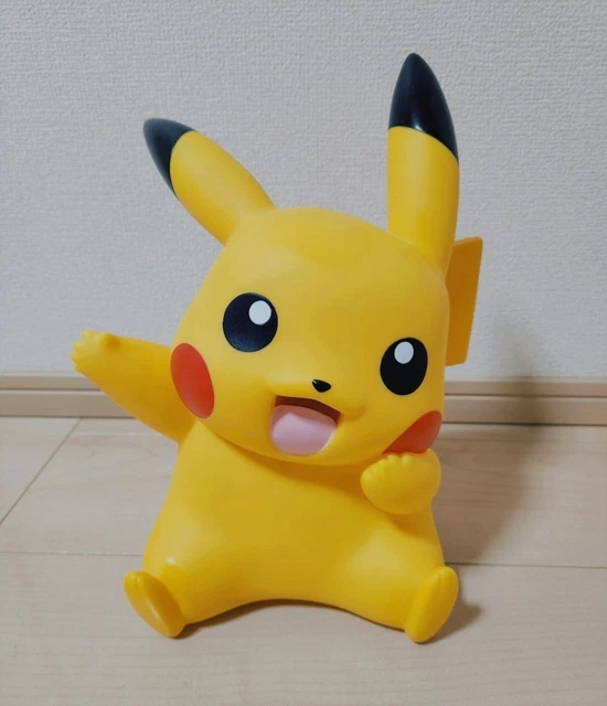 VERY RARE PIKACHU Big Figure Bank Money Box, Ichiboku Kuji Lottery ...