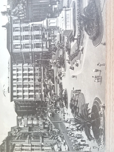 CARTOLINA ANTICA NAPOLI Piazza Dante 1960 Animata BN Vg EUR 9,11 ...