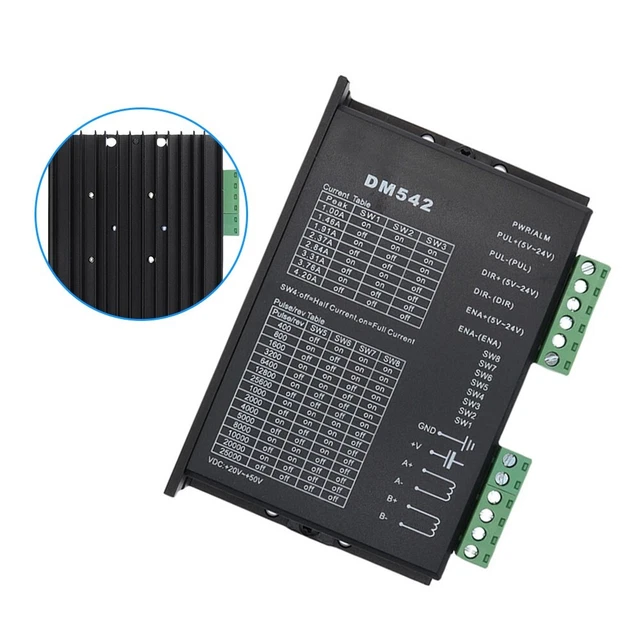 PER DRIVER MOTORE step DM542 per Nema17/Per Nema23 funzioni di ...