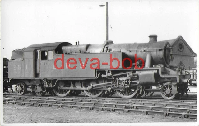 RAILWAY PHOTO LMS 4P 2511 Plaistow Shed 1935 Stanier 2-6-4T Loco £3.75 ...