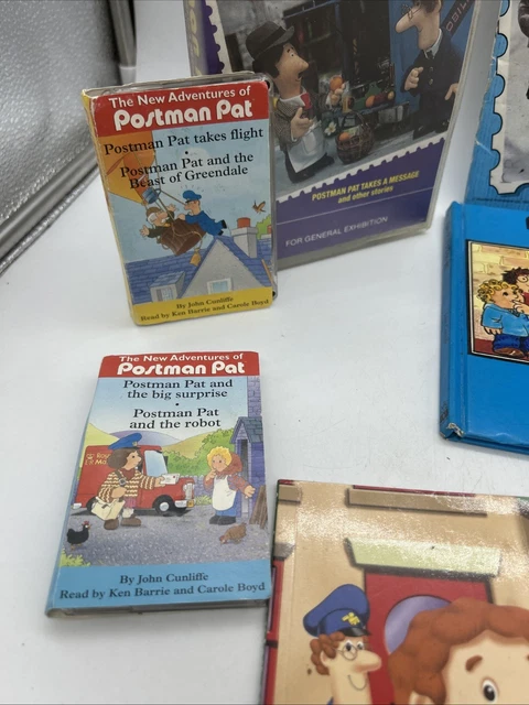 VINTAGE POSTMAN PAT Bundle VHS Audio Tapes Books Book Message $33.95 ...