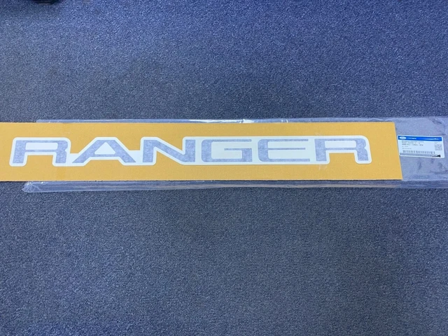 GENUINE FORD RANGER Next Gen "Ranger" Black Tailgate Decal Sticker 2022 ...