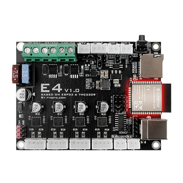 3D PRINTER MOTHERBOARD E4 V1.0 ESP32 Motherboard Control Board ...