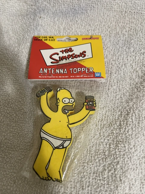 VINTAGE HOMER SIMPSON The Simpsons Antenna Topper - 2002 - New / Sealed ...