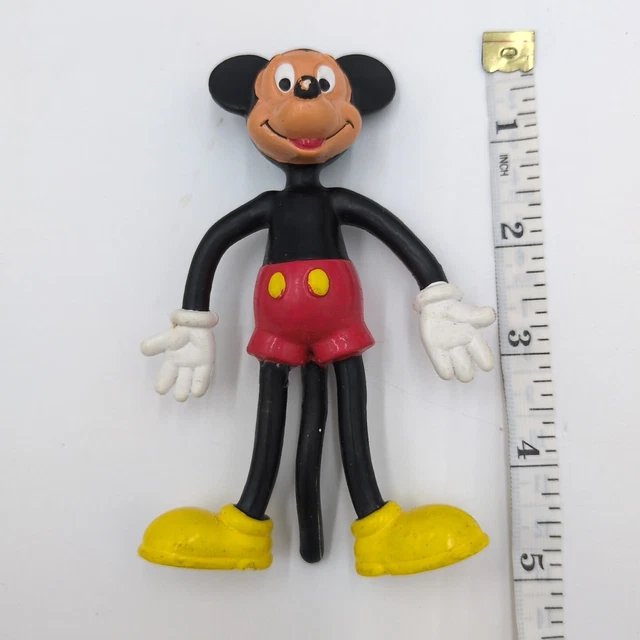 VINTAGE MICKEY MOUSE Walt Disney Bendy figure 1985 bully $28.00 ...