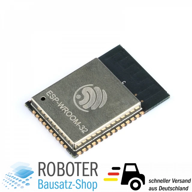 ESP32 WROOM-32 WIRELESS-MODUL Bluetooth & WiFi DIY-Elektronik Arduino ...