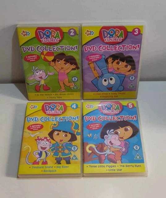 DORA THE EXPLORER DVD Collection No.2 , 3, 4 & 5 Region 2 & 4 £14.75 ...