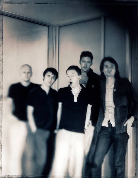 DRUMMER PHIL SELWAY, bassist Colin Greenwood, Thom Yorke, singer g ...