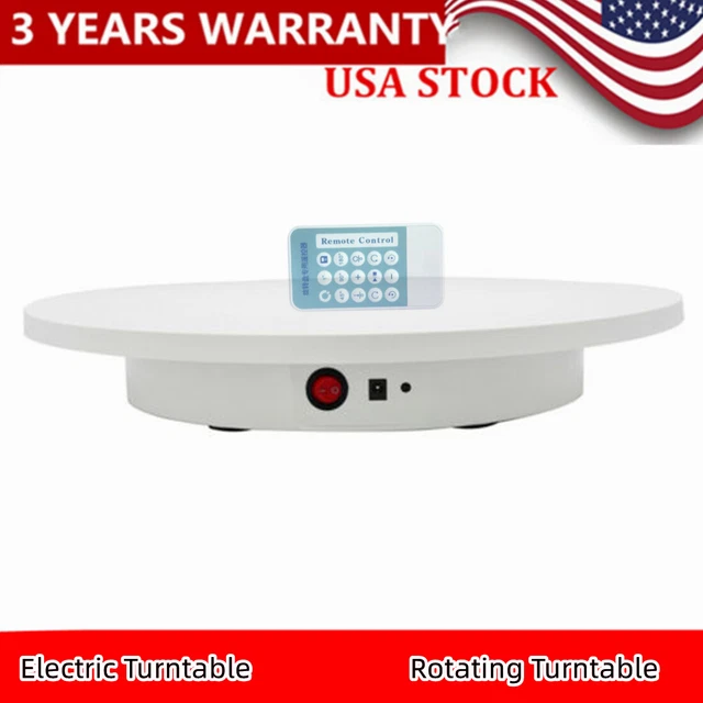 16.5 INCH 360 Degree Electric Motorized Rotating Turntable Display ...