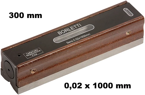 LIVELLA LINEARE DI Precisione A Bolla D'aria Borletti Lpl3002 300 X 0 ...