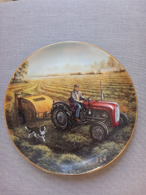 BORDER FINE ARTS Tractor Plate" Hay Turning"( 1972). Excellent ...