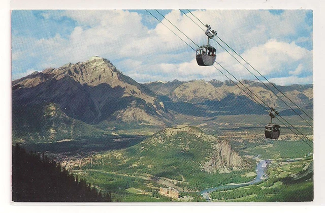 BANFF SULPHUR MOUNTAIN Gondola Lift, Banff, Alberta! $2.75 - PicClick CA