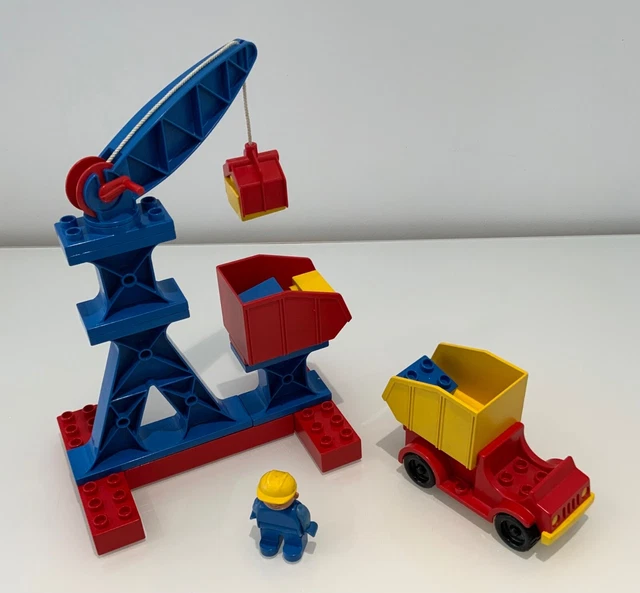 LEGO DUPLO 2646 vintage play crane and truck set £39.99 - PicClick UK