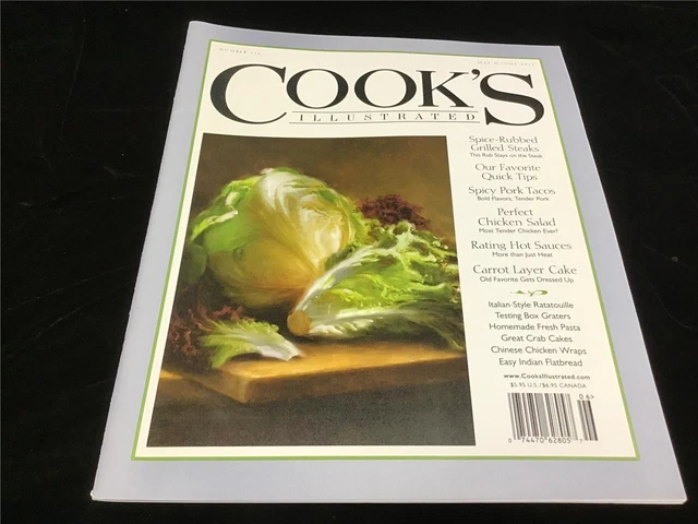 COOK'S ILLUSTRATED MAGAZINE May & June 2012 Spiced Rubbed Grilled ...