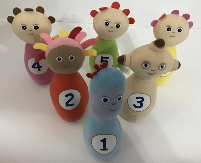 CBEEBIES IN THE Night Garden 6 Character Skittles Bowling Set £7.00 ...