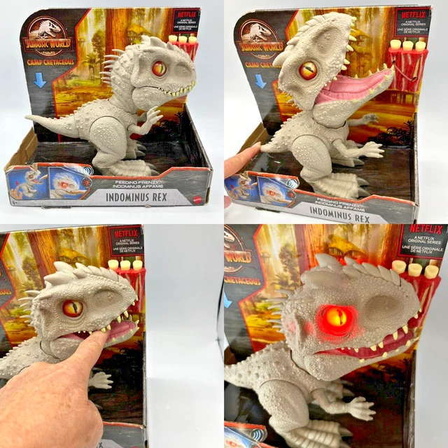 JURASSIC WORLD CAMP Cretaceous Feeding Frenzy Indominus Rex Dinosaur ...