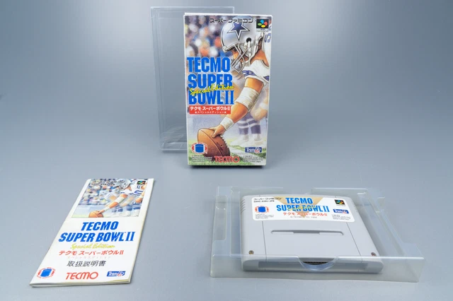 SUPER FAMICOM *TECMO Super Bowl II Special Edition* SFC OVP mit ...
