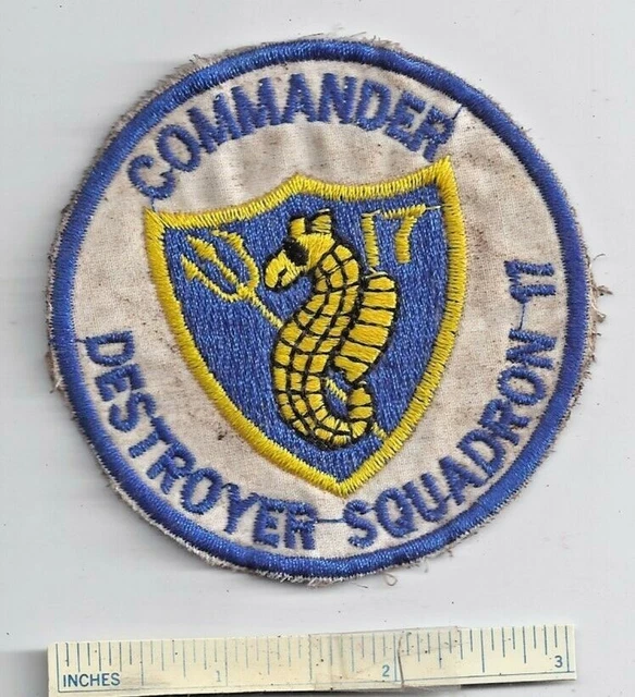 GUERRE DU VIETNAM US Navy COMMANDANT DESTROYER ESCADRON 17 patch épaule ...