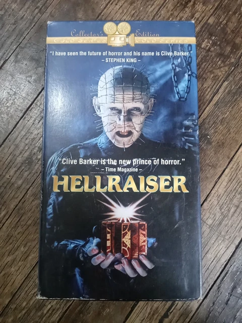 HELLRAISER (VHS, 1994) Starmaker Gold Series Collector’s Edition £36.82 ...