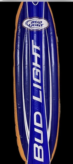NEW!! BUD LIGHT Inflatable Advertising Surf Board $24.95 - PicClick
