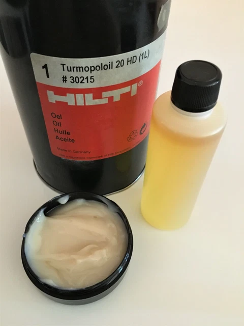 HUILE ORIGINAL HILTI Turmopol oil 20 hd + Graisse pour Moteur ...