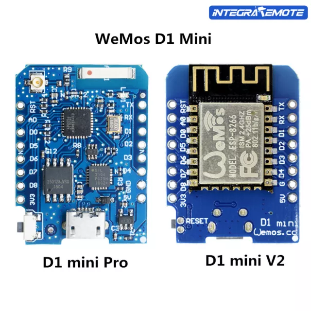 WEMOS ESP8266 WIFI WeMos D1 Mini NodeMCU Lua ESP-12 Development Board ... WEMOS ESP8266 WIFI WeMos D1 Mini NodeMCU Lua ESP-12 Development Board ...