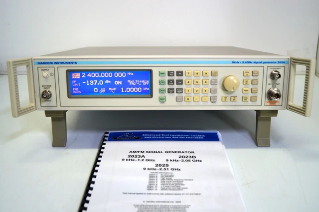 MARCONI INSTRUMENT 2024 GENERATORE 9 KHz .... 2,4 GHz EUR 1.180,00 ...