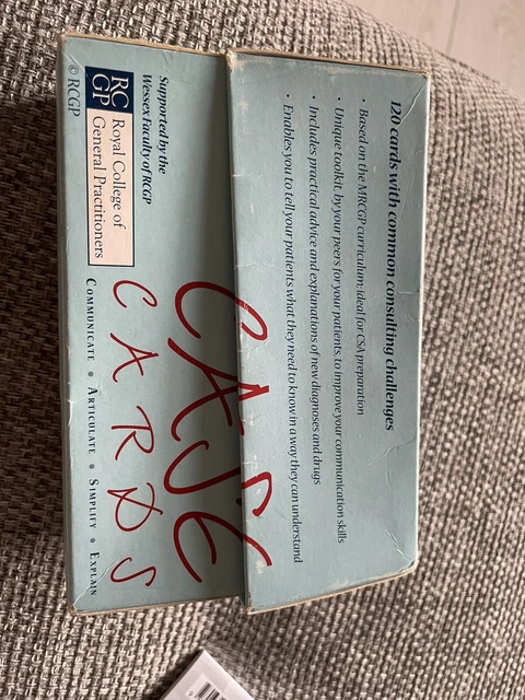 CASE CARDS RCGP Wessex - Ideal Practice For RCGP AKT CSA RCA £19.00 ...