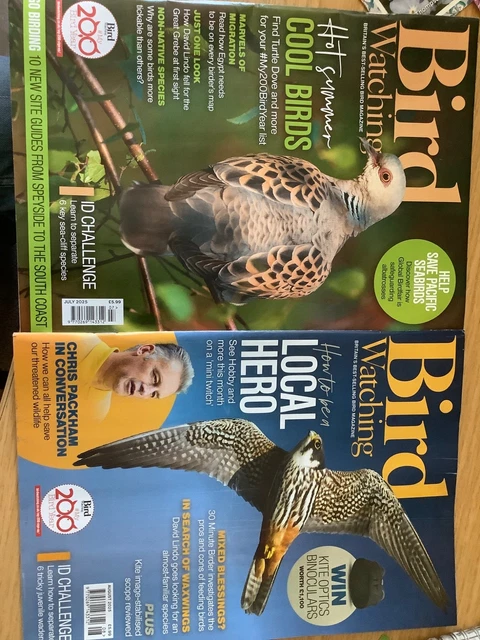 BIRD WATCHING MAGAZINES july 2025 august 2025 £4.90 - PicClick UK
