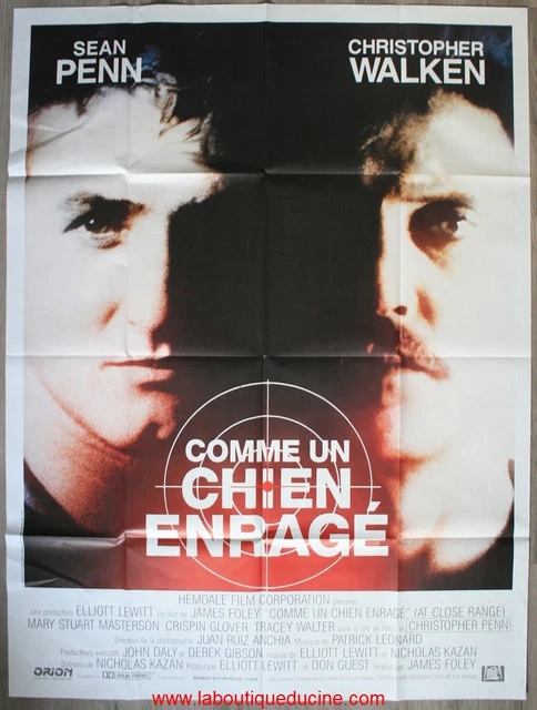 COMME UN CHIEN ENRAGE Affiche Cinéma / Movie Poster 160x120 CHRISTOPHER ...