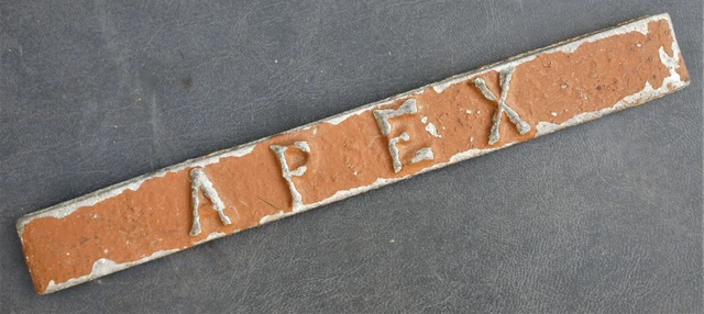 RARE MILLS APEX Hi Top One Arm Bandit Arcade Slot Machine Name Plate ...